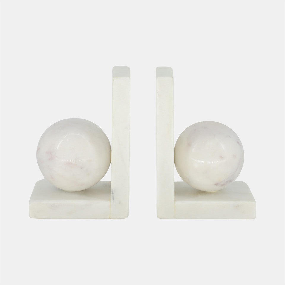 MARBLE BOOKEND WITH ORB – Bakat